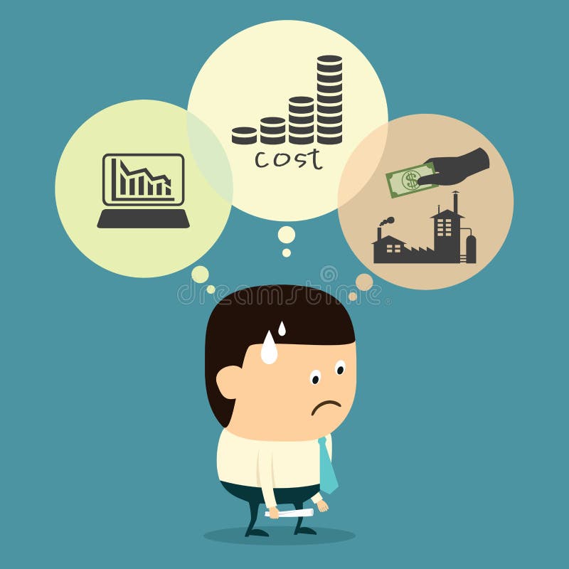 Result of Business Operation Failed Stock Vector - Illustration of ...