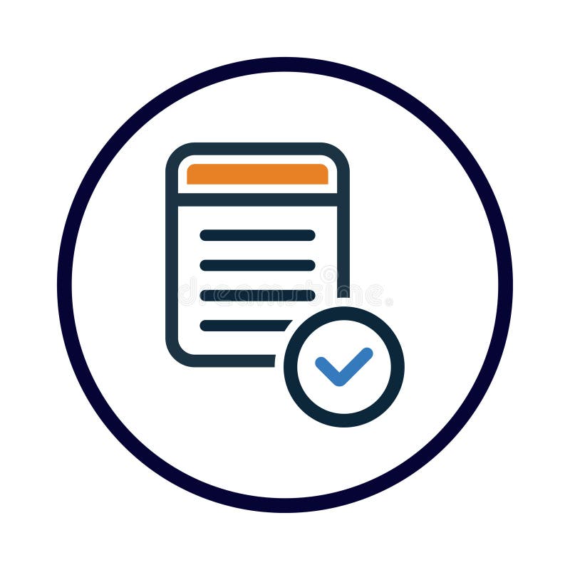 Result, Note, Check, Agreement, Report Check Icon Stock Vector ...