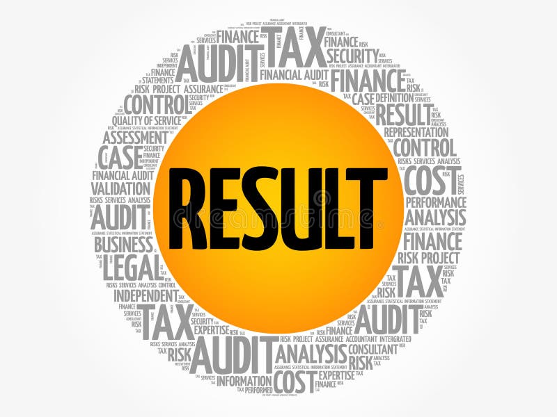 Result Word Made By Leter Pieces Stock Photo - Image of letter, concept ...