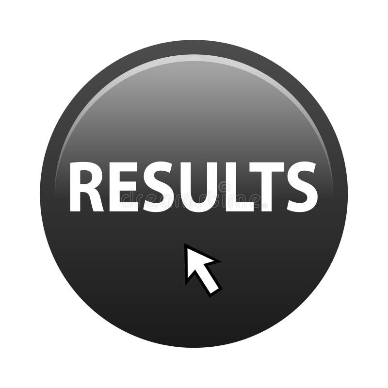 Results button stock vector. Illustration of blog, dimensional - 221733010