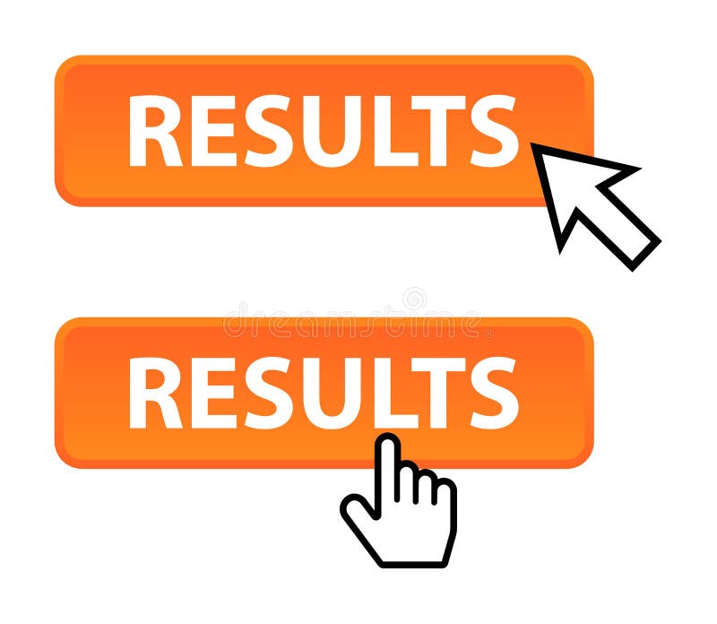 Results button stock vector. Illustration of internet - 221733312