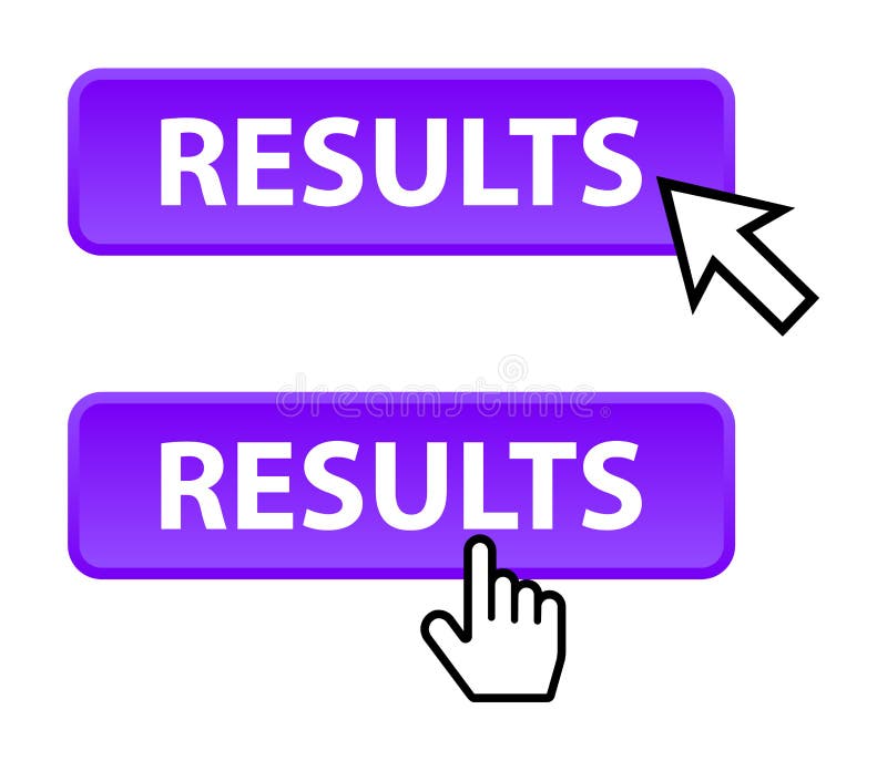 Results button stock vector. Illustration of blog, details - 221733395
