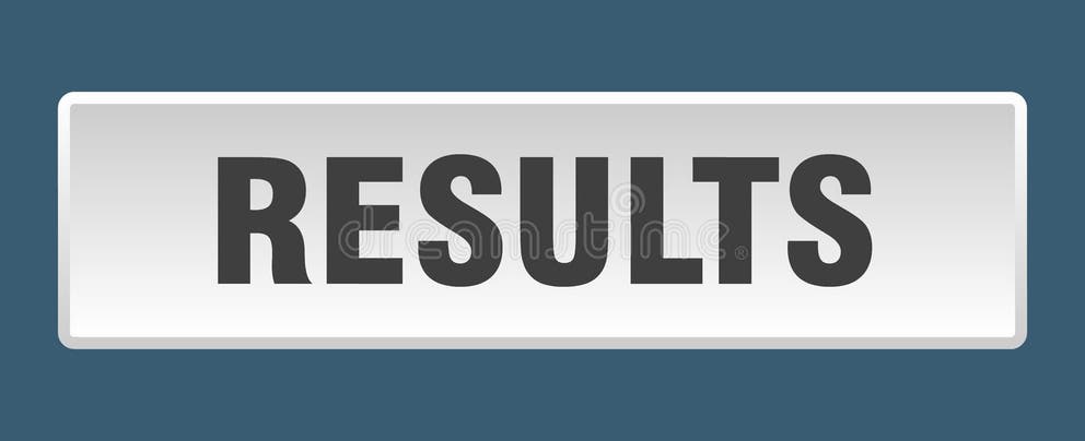 Results Button. Results Square Isolated Push Button Stock Vector ...