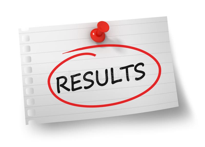 Results Concept 3d Illustration Isolated Stock Illustration ...