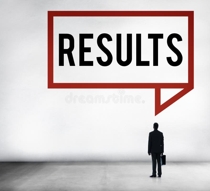 Results Effect Evaluation Efficiency Outcome Concept Stock Image ...