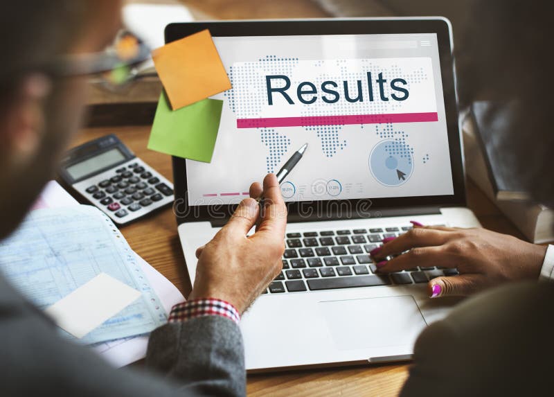 Results Efficiency Evaluate Outcome Progress Concept Stock Image ...