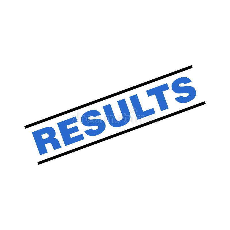 Results Letter Rubber Stamp Template Stock Vector - Illustration of ...