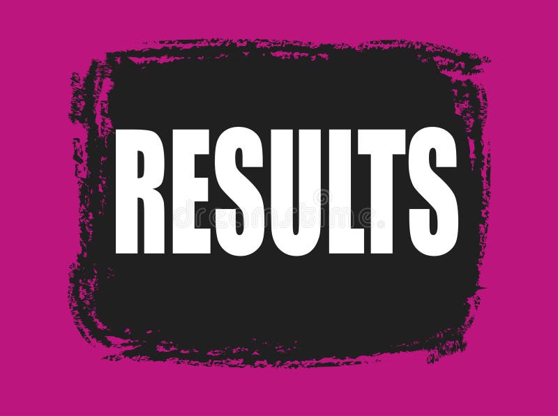 Results tag banner stock illustration. Illustration of icon - 112039957