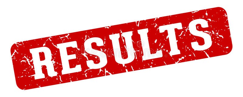 Results Rectangular Sign. Results Stamp Stock Vector - Illustration of ...