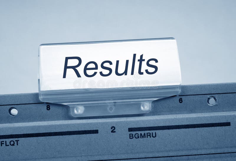 Results Register Folder Index Stock Photo - Image of data, contract ...