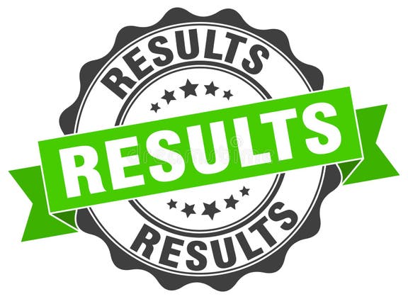 Results stamp stock vector. Illustration of stamp, label - 106024233