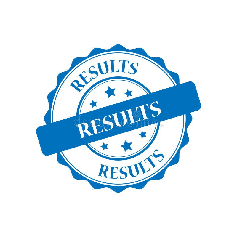 Results stamp illustration stock vector. Illustration of design - 111726270