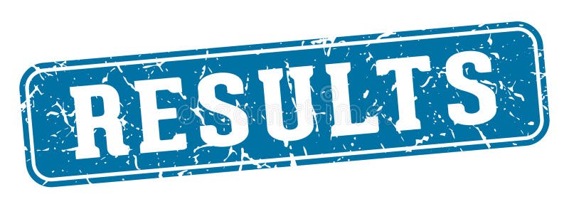 Results Rectangular Sign. Results Stamp Stock Vector - Illustration of ...