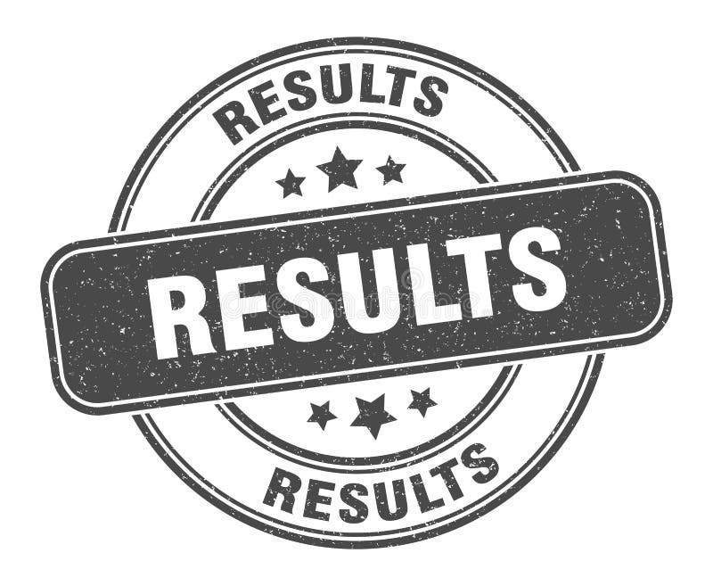Results stamp stock vector. Illustration of rubber, insignia - 106381872