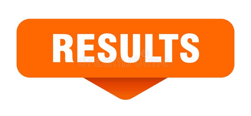 Results Sticker. Results Sign on Transparent Background Stock Vector ...