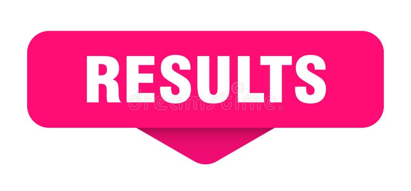 Results Sticker. Results Sign on Transparent Background Stock Vector ...