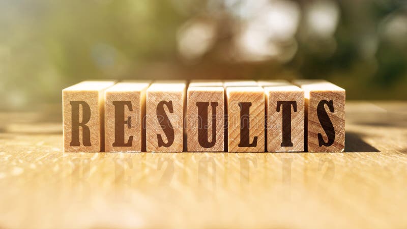 Results word stock photo. Image of text, stones, texture - 26076242