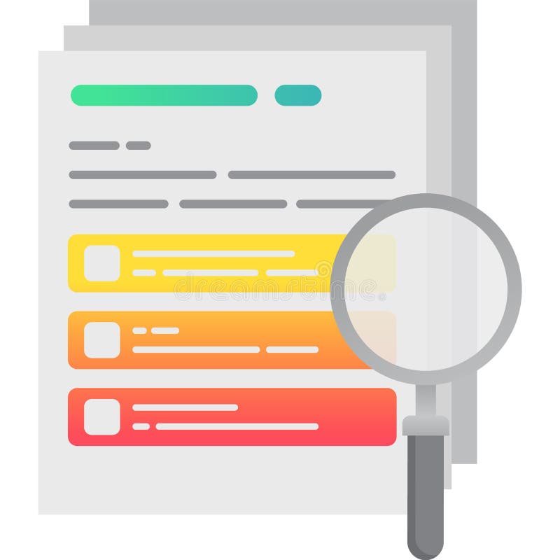 Under approval stock illustration. Illustration of text - 104340069