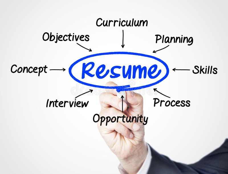 Resume stock image. Image of drawing, contact, database - 87789359