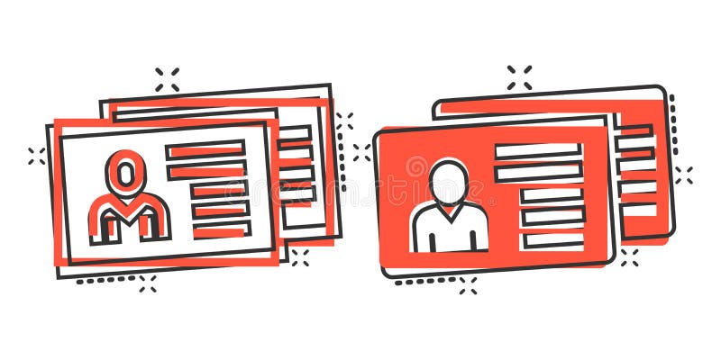 Resume Icon Cartoon Style Stock Illustrations – 486 Resume Icon Cartoon ...