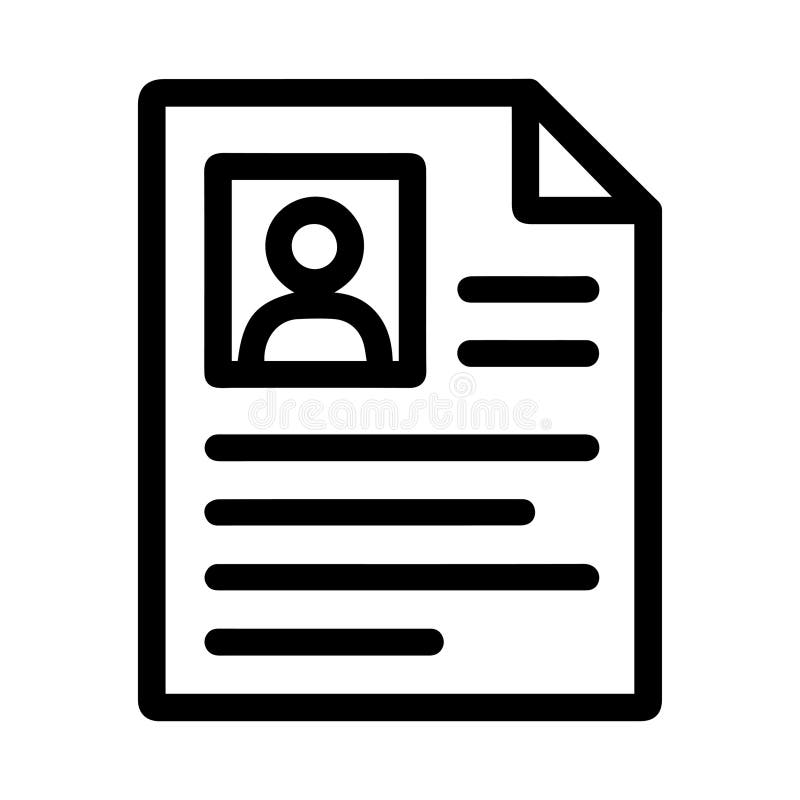 Resume Icon Stock Illustrations – 28,330 Resume Icon Stock ...