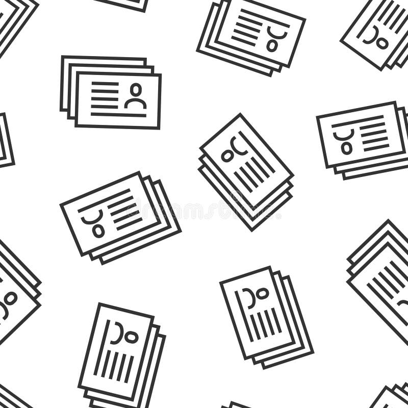 Contract Document in Hand Illustration in Flat Style. Report Vector ...