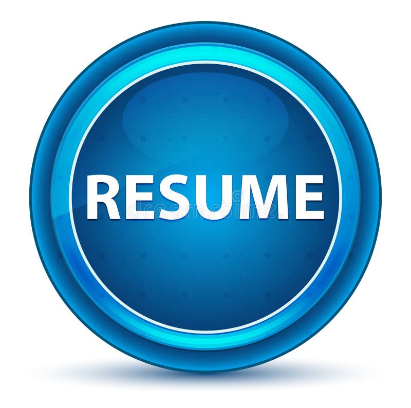 Resume Button Style stock illustration. Illustration of candidate ...
