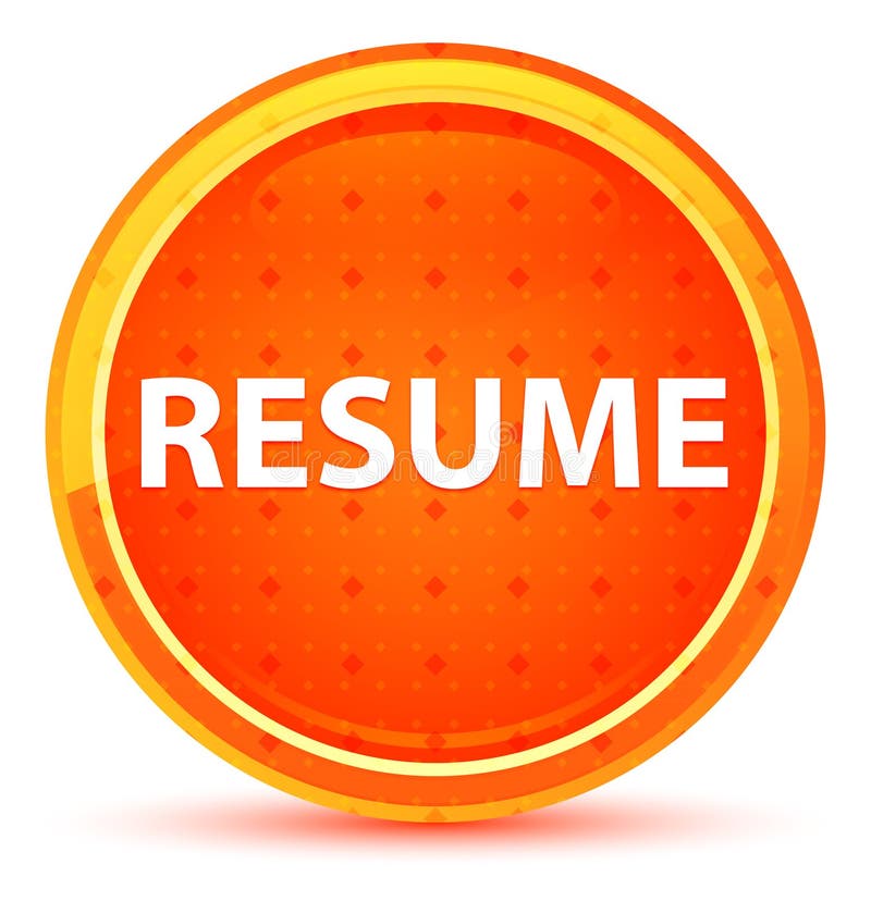 Resume Button Style stock illustration. Illustration of candidate ...