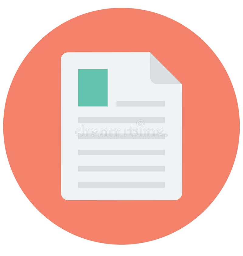 Resume Vector Icon that Can Be Easily Edit or Modified Stock Vector ...