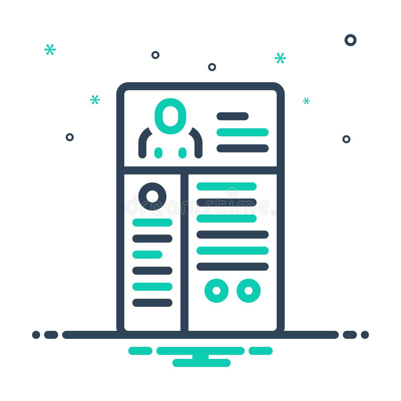 Resumessummary Stock Illustrations – 2 Resumessummary Stock ...