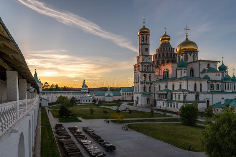 Resurrection Cathedral in the New Jerusalem Monastery Stock Photo ...