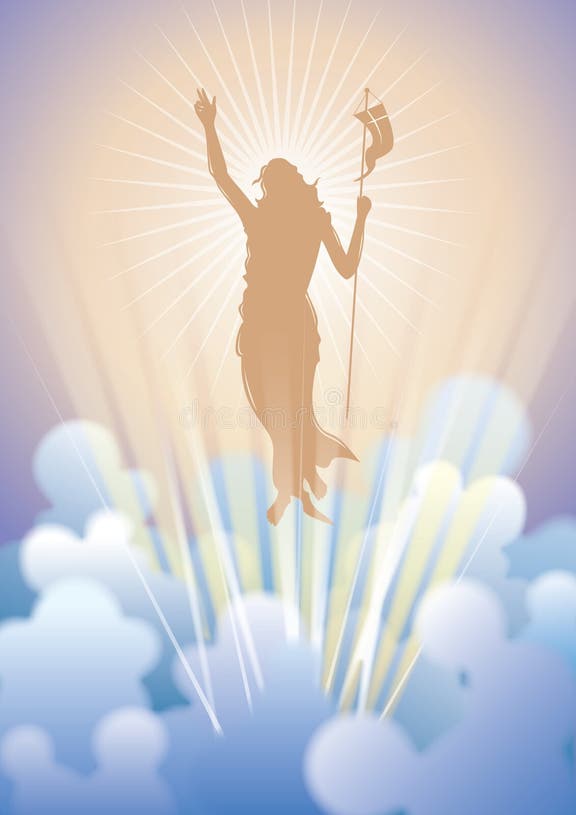 The Resurrection stock vector. Illustration of easter - 39327069