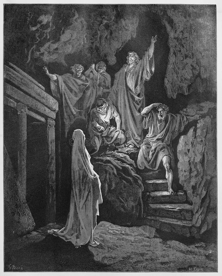 Resurrection of Lazarus by Jesus Editorial Stock Photo - Illustration ...