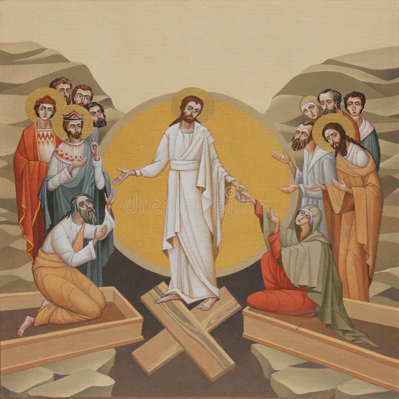 Resurrection of Christ stock image. Image of christendom - 49432031