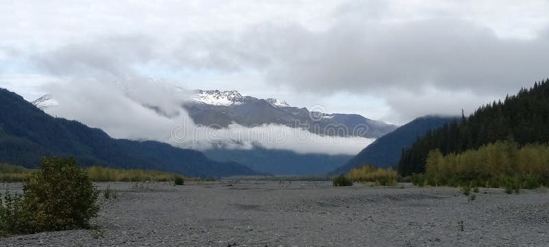 Resurrection river bank stock image. Image of wilderness - 231477185