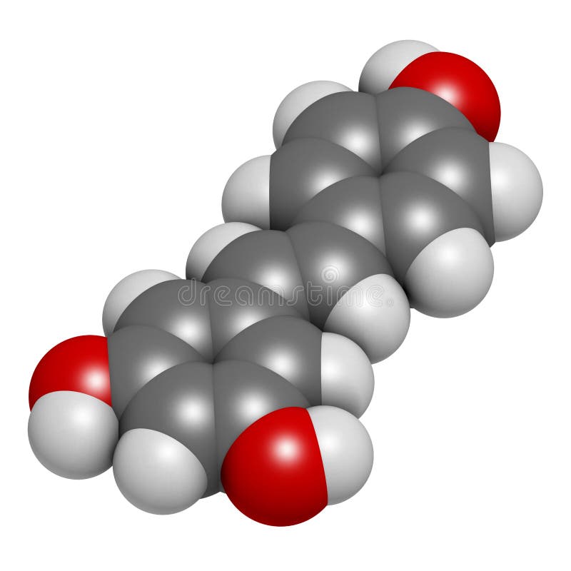 Resveratrol Molecular Structure Stock Illustration - Illustration of ... Resveratrol Molecular Structure Stock Illustration - Illustration of ...