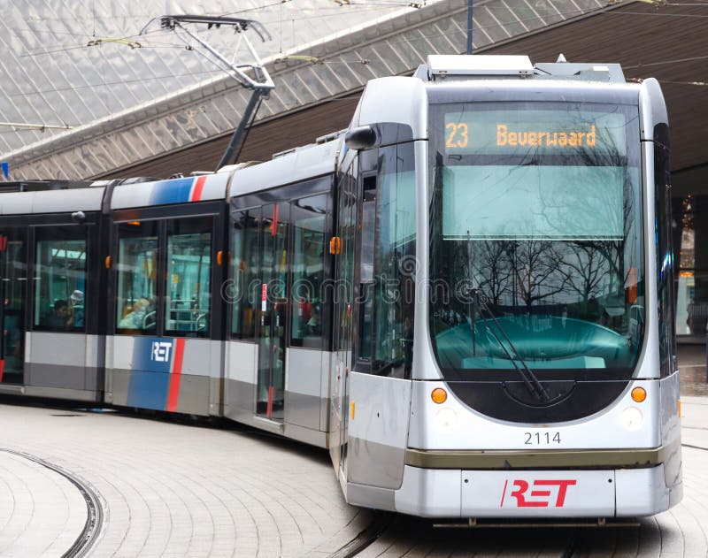 RET Citadis Train at Rotterdam Centraal Station Editorial Stock Photo ...