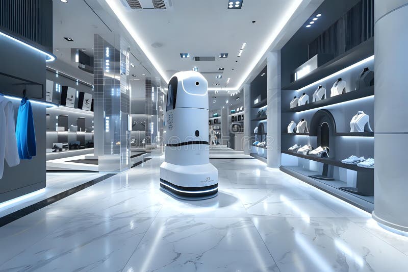 Retail Automation, Autonomous Robot Navigates Modern Store Efficiently ...