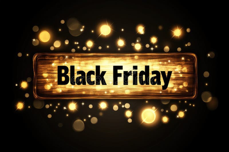 Retail Backdrop: Text Black Friday Displayed on Background, Suitable ...