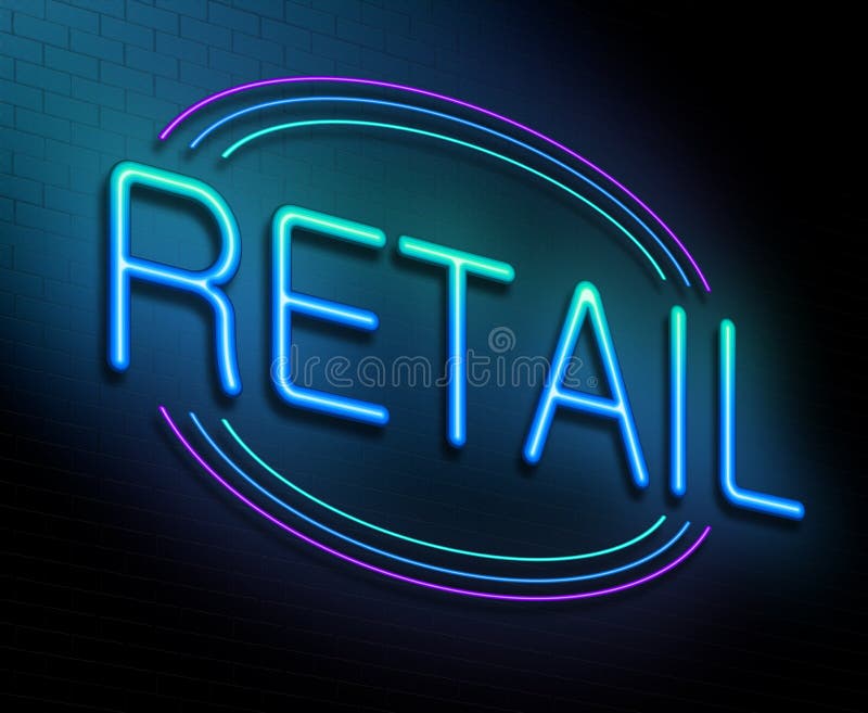 Retail concept. stock illustration. Illustration of sign - 37744764