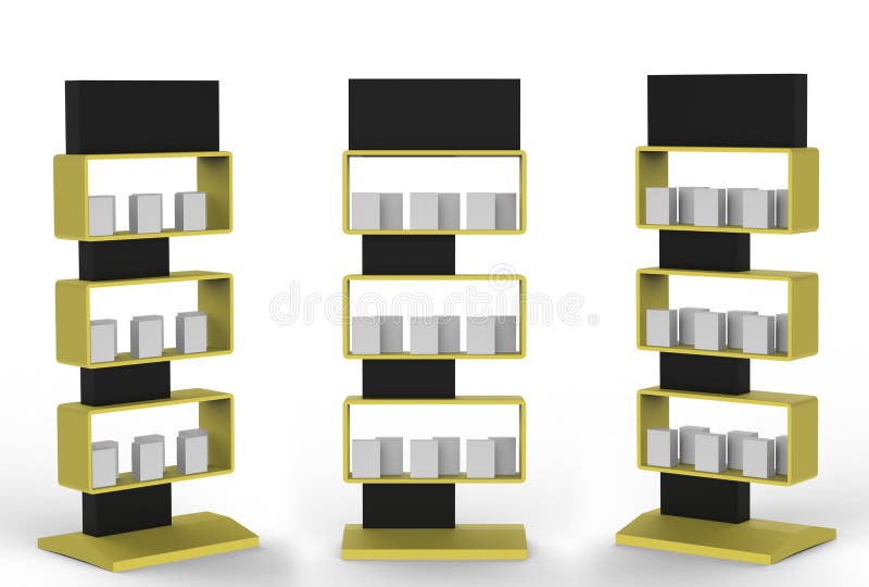 Retail Display Stand for Product Stock Vector - Illustration of banner ...