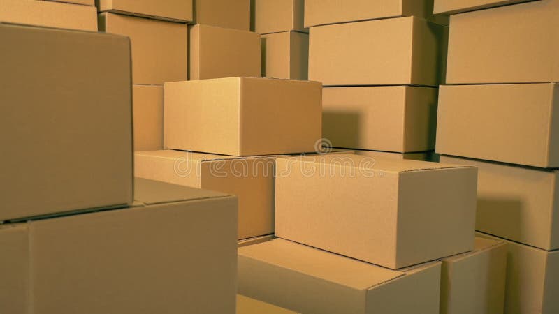 Retail Generic Product in Boxes for Shipping Stock Footage - Video of ...