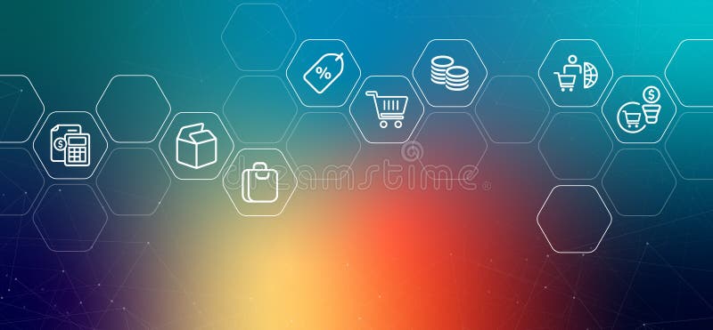 Retail Gradient Header Customer Service Satisfaction Supply Stock ...