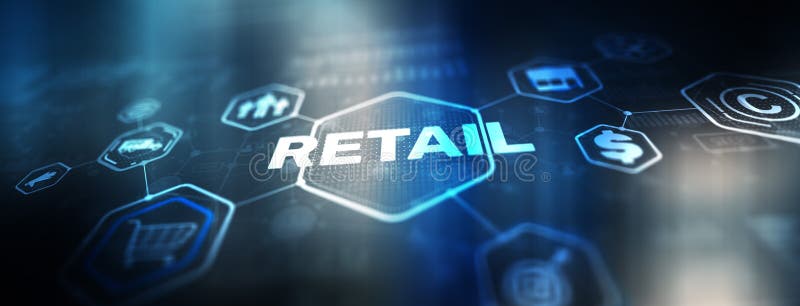 Retail. Omni Channel Technology of Online Retail Business Stock Image ...