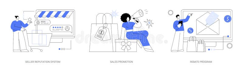 Retail Sales Strategy Abstract Concept Vector Illustrations. Stock ...