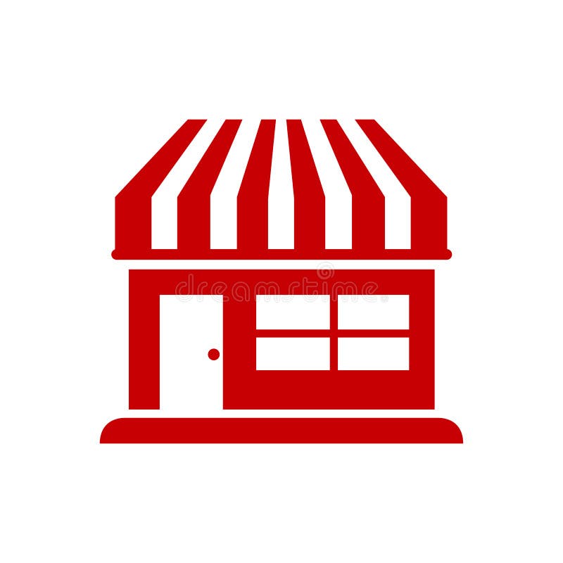 Retail Shop Icon - for Stock Stock Vector - Illustration of network ...