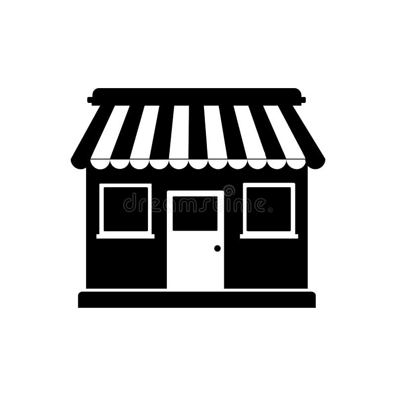 Retail shop icon - vector stock vector. Illustration of shopping ...