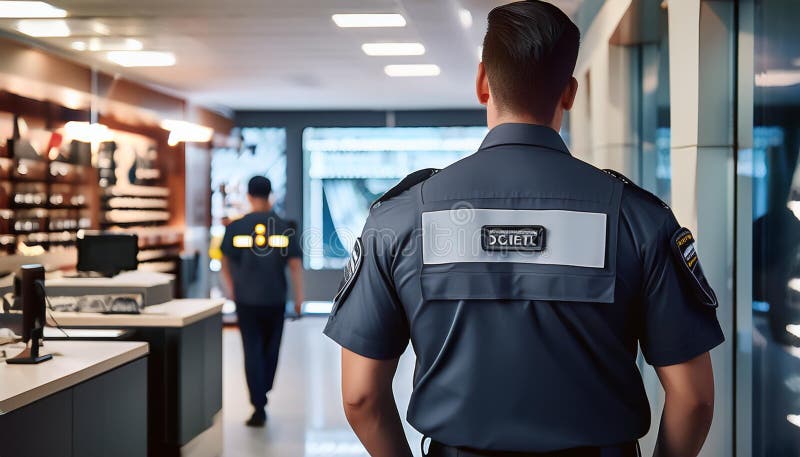 Retail Shop Secure Guard Service Stock Photo - Image of loss, service ...