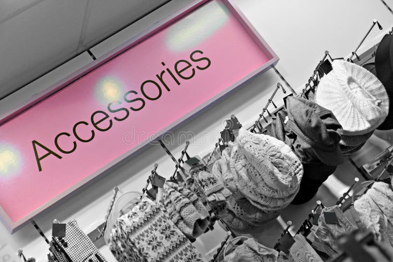 Retail shopping sign stock photo. Image of scarves, shopping - 26849488