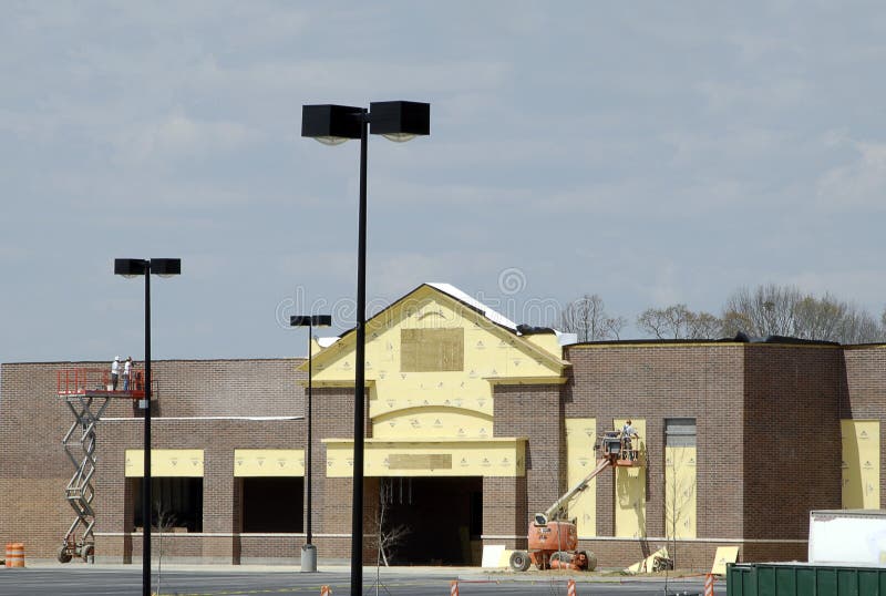Retail Store Construction stock photo. Image of shop, estate - 2219050